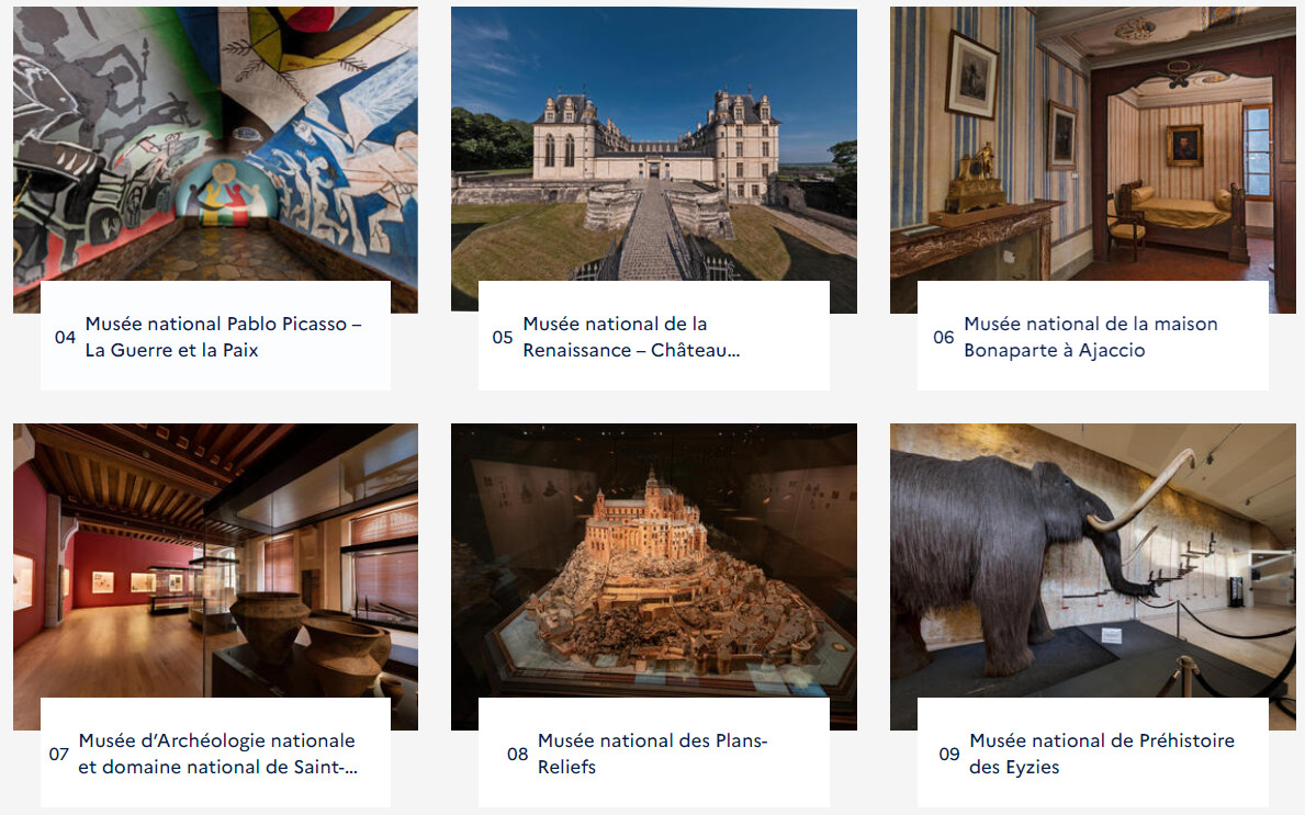 Nouvelles visites virtuelles de musée – Histoire géographie